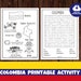 Colombia Word Search for Kids, Colombia Coloring Pages, Printable ...