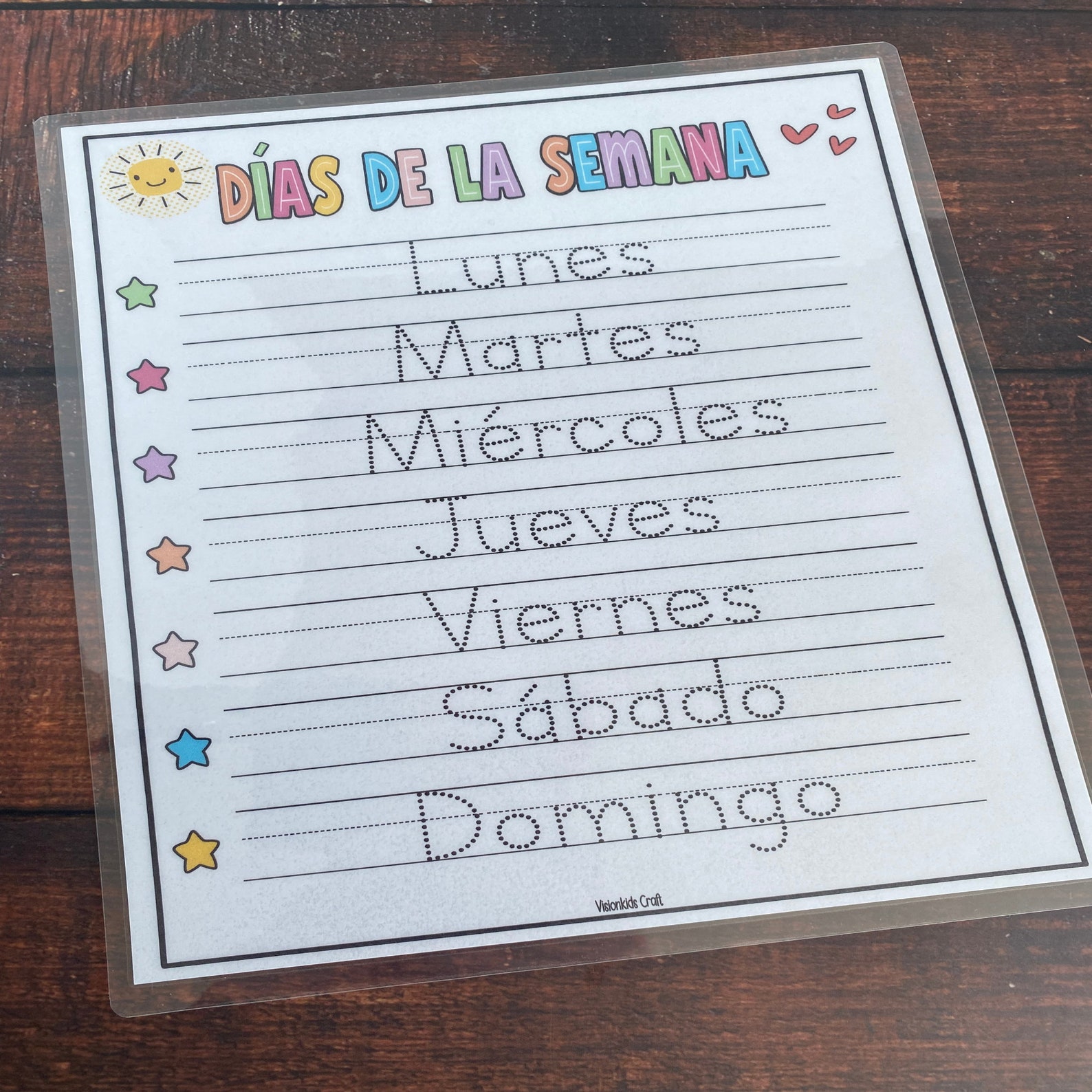 Spanish Days of the Week, Spinner Wheel, Worksheet Printable ...