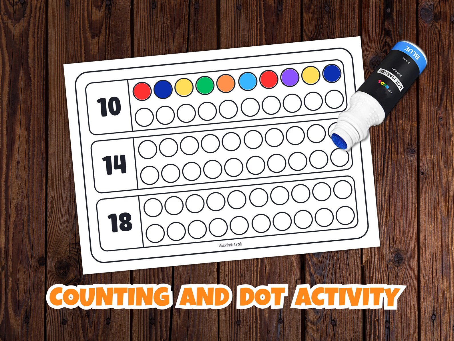 Spanish Dot Marker Numbers 0-20 Printable Activity Pack Educational ...