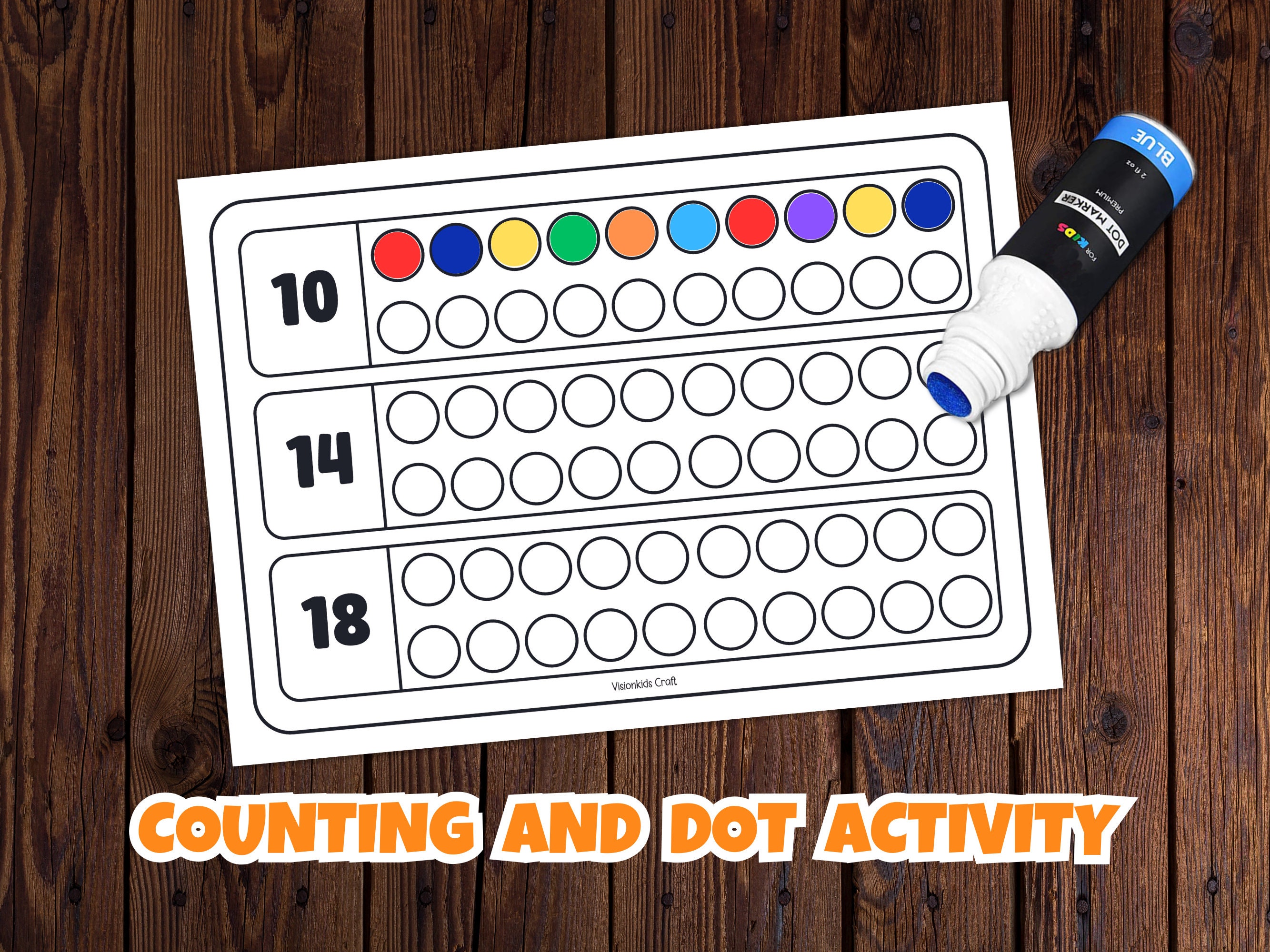 Spanish Numbers 0-20 Dot Marker Activity, Printable Workbook (PDF) - Etsy
