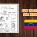 Venezuela Printable Activity, Word Search for Kids, Hispanic Heritage ...