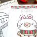 Bilingual Christmas Animals Coloring Pages, Spanish & English (PDF) - Etsy