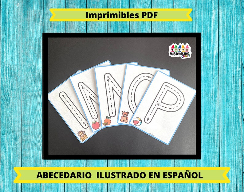 Tarjetas didácticas en español imprimibles, alfabeto en español ...