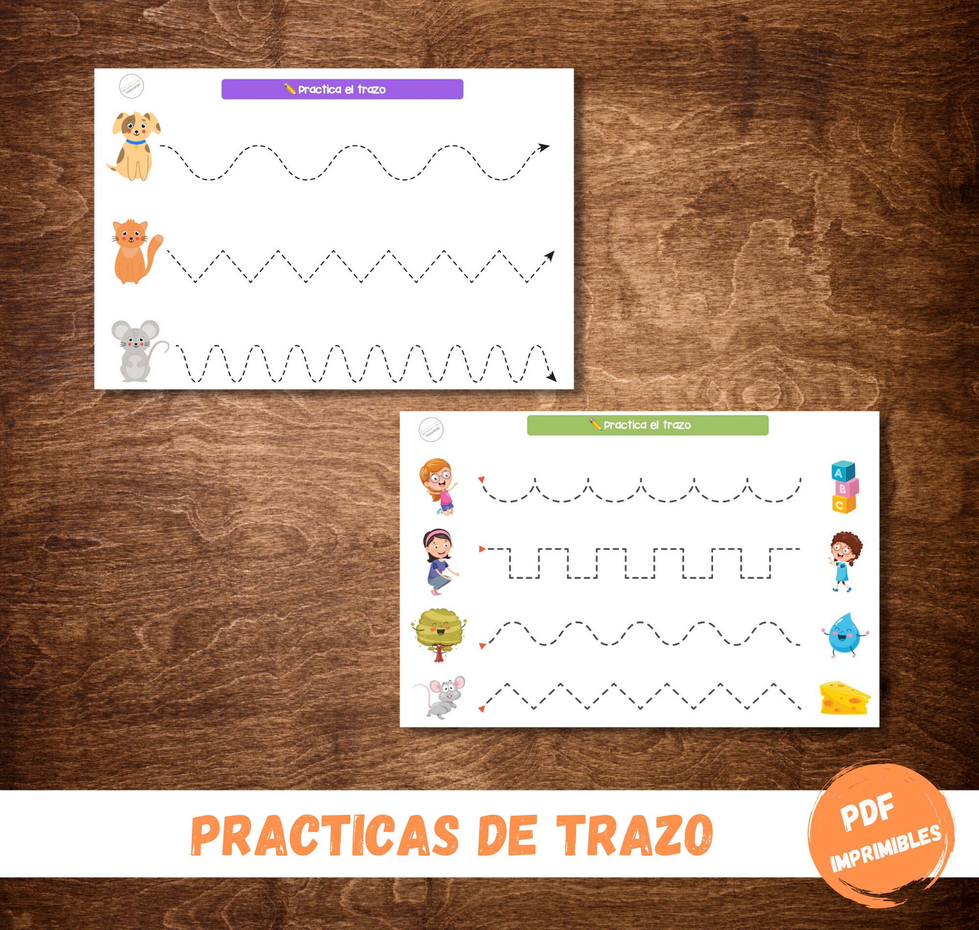Nursery Pre-writing Line, Toddler Kindergarten, Worksheet Practice for ...