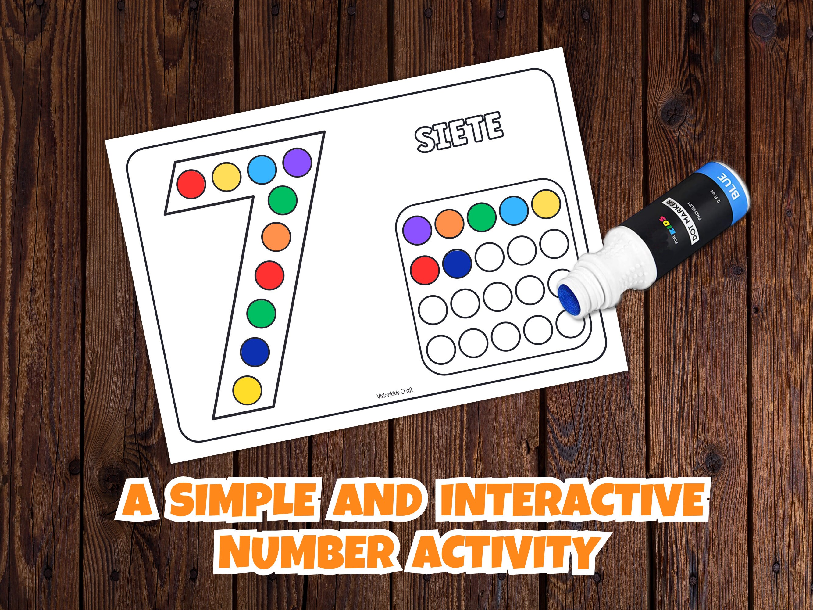 Spanish Dot Marker Numbers 0-20 Printable Activity Pack Educational ...