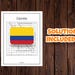 Colombia Word Search for Kids, Colombia Coloring Pages, Printable ...