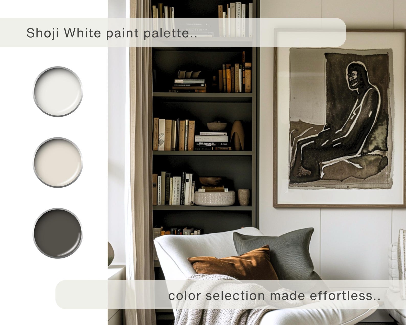 Shoji White Color Palette, Sherwin Williams Whole House Paint Palette ...