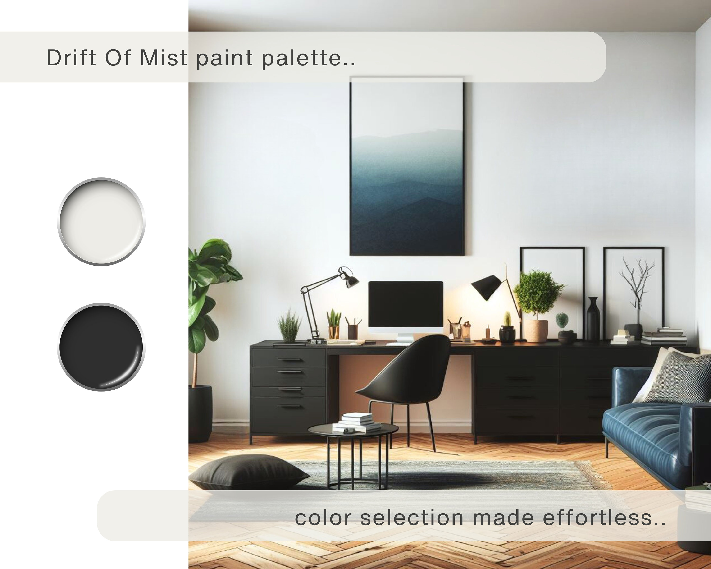 Drift of Mist Sherwin Williams Color Palette, Home Paint Color Palette ...