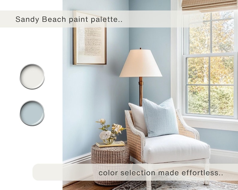 Sherwin Williams Beach House Paint Color Palette: Calm Coastal ...