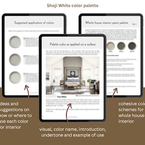 Shoji White Color Palette, Sherwin Williams Whole House Paint Palette ...
