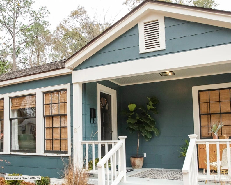 Sherwin Williams Modern Blue and Green Paint Color Palette - Etsy