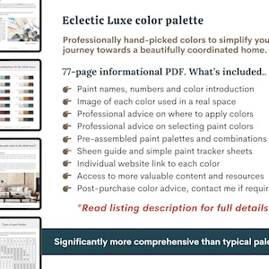 Sherwin Williams Eclectic Luxe Color Palette: Interior Paint Guide ...