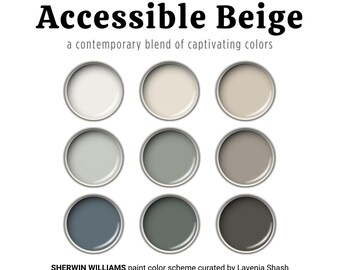 Accessible Beige Sherwin Williams Whole Home Color Palette - Interior ...