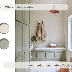 Shoji White Color Palette, Sherwin Williams Whole House Paint Palette ...