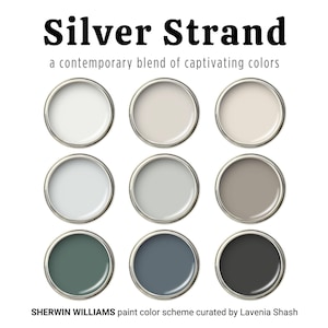 Silver Strand Sherwin Williams Color Palette: Whole House Interior ...