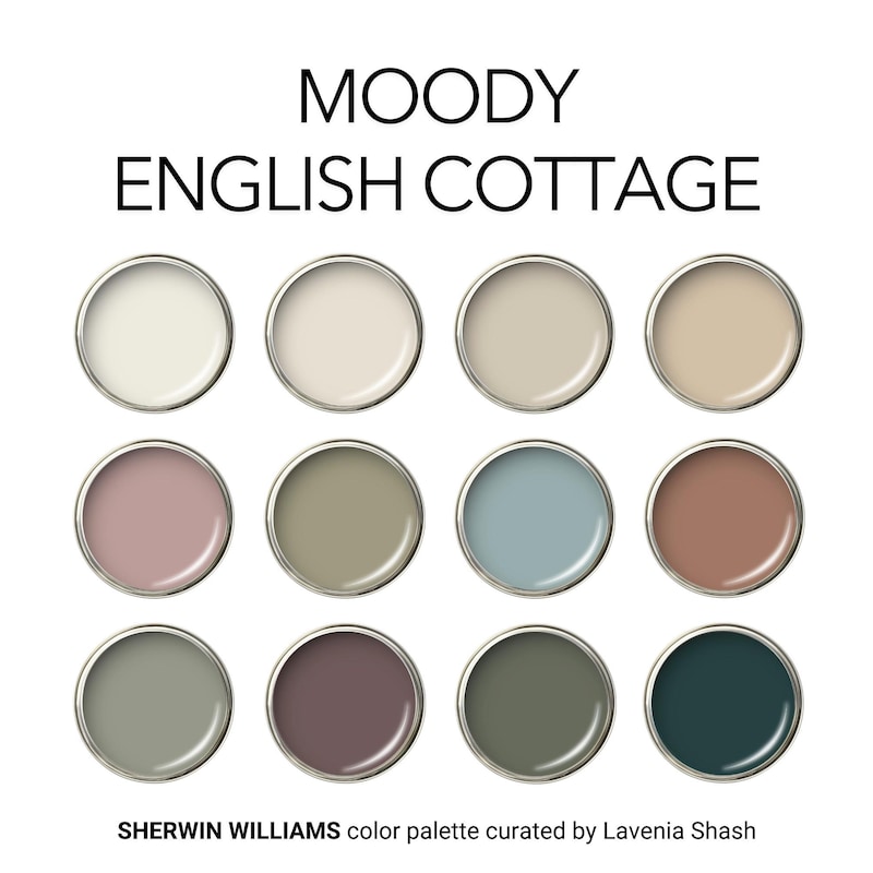Moody Green Paint Palette - Etsy