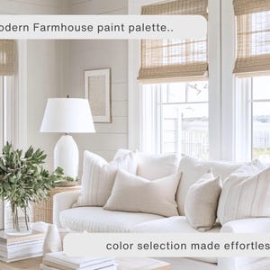 Modern Farmhouse Color Palette: Sherwin Williams Whole House Interior ...