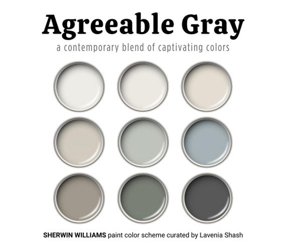 Carta De Colores De Pintura Gris Sherwin Williams 0023 Sherwin