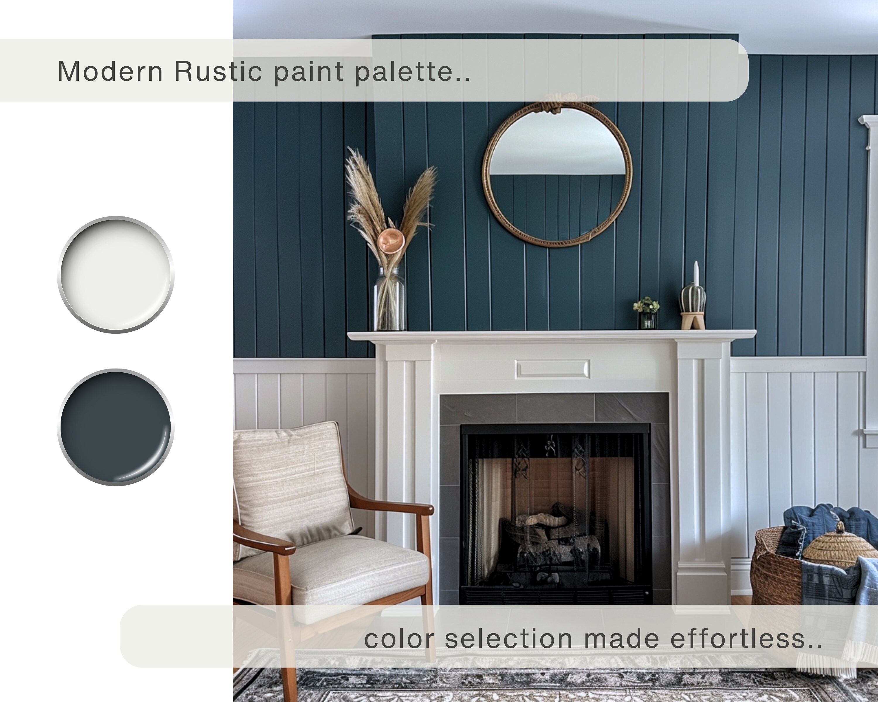 Modern Rustic Color Palette: Sherwin Williams Paint Palette for Rustic ...