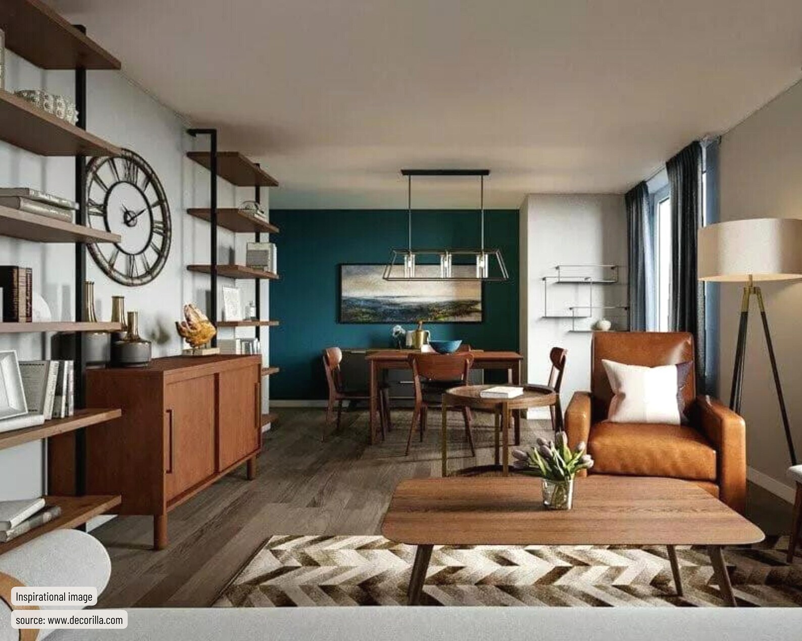 Mid Century Modern Eclectic Paint Color Palette Sherwin - Etsy