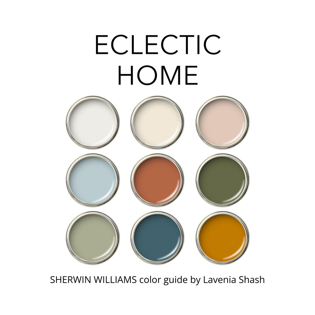 Eclectic Color Palette: Sherwin Williams Whole House Interior Paint ...