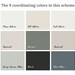 Sherwin Williams Retreat Color Palette, Whole House Paint Palette, 2024 ...
