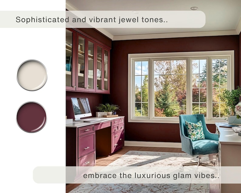 Sherwin Williams Eclectic Luxe Color Palette: Interior Paint Guide ...