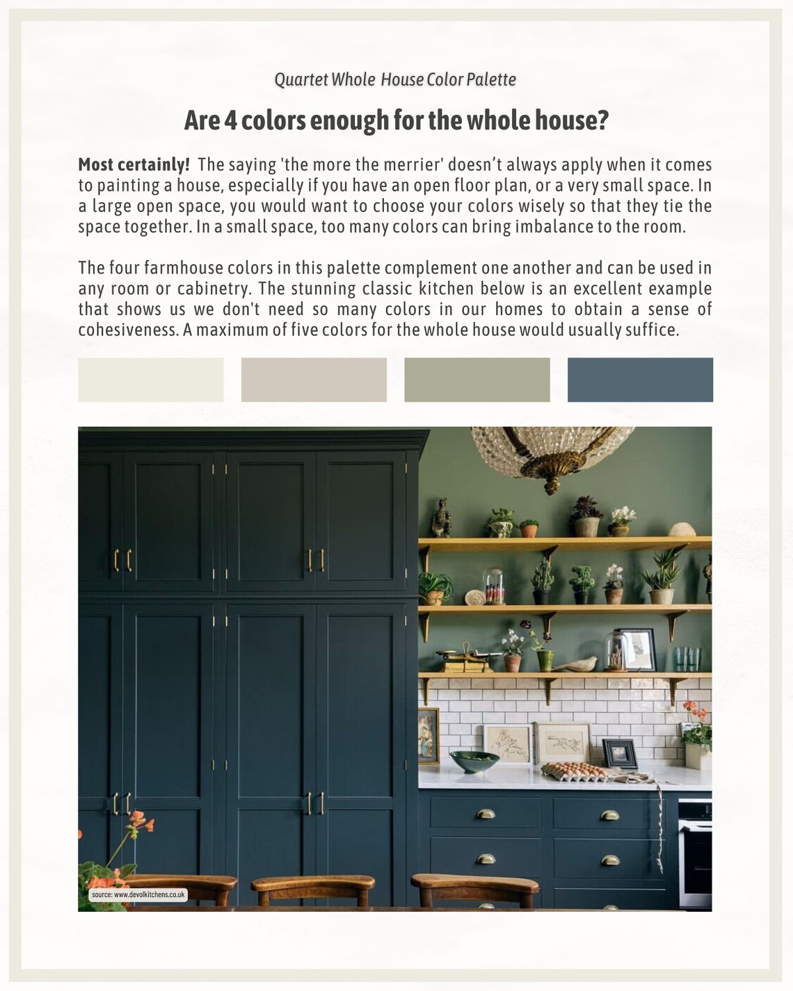 Sherwin Williams Farmhouse Color Palette With Clary Sage - Etsy Australia