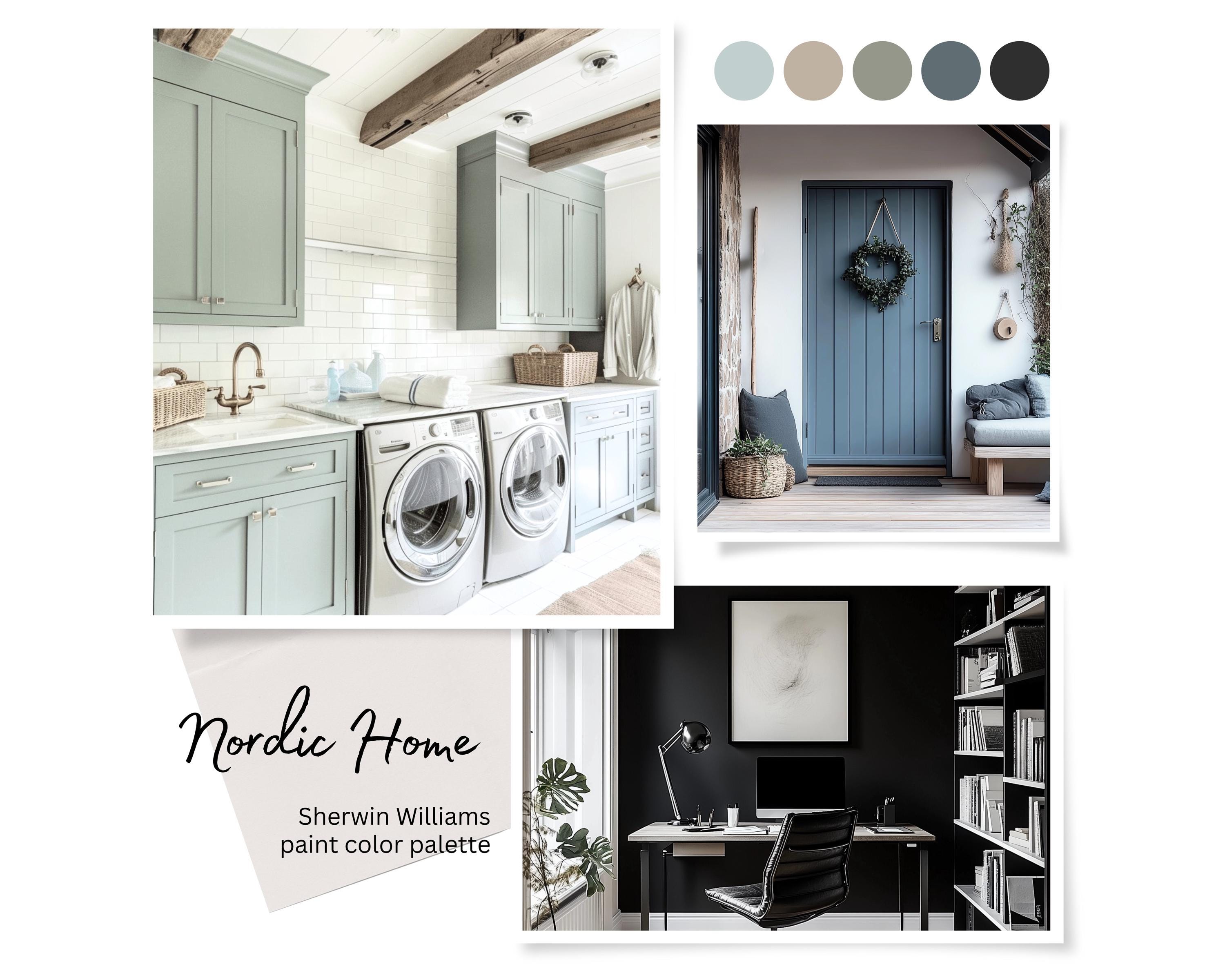 Nordic Scandinavian Color Palette: Sherwin Williams Paint Palette for ...