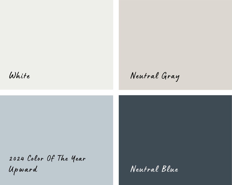 Calm Coastal Color Palette With Sherwin Williams Upward Color of the ...