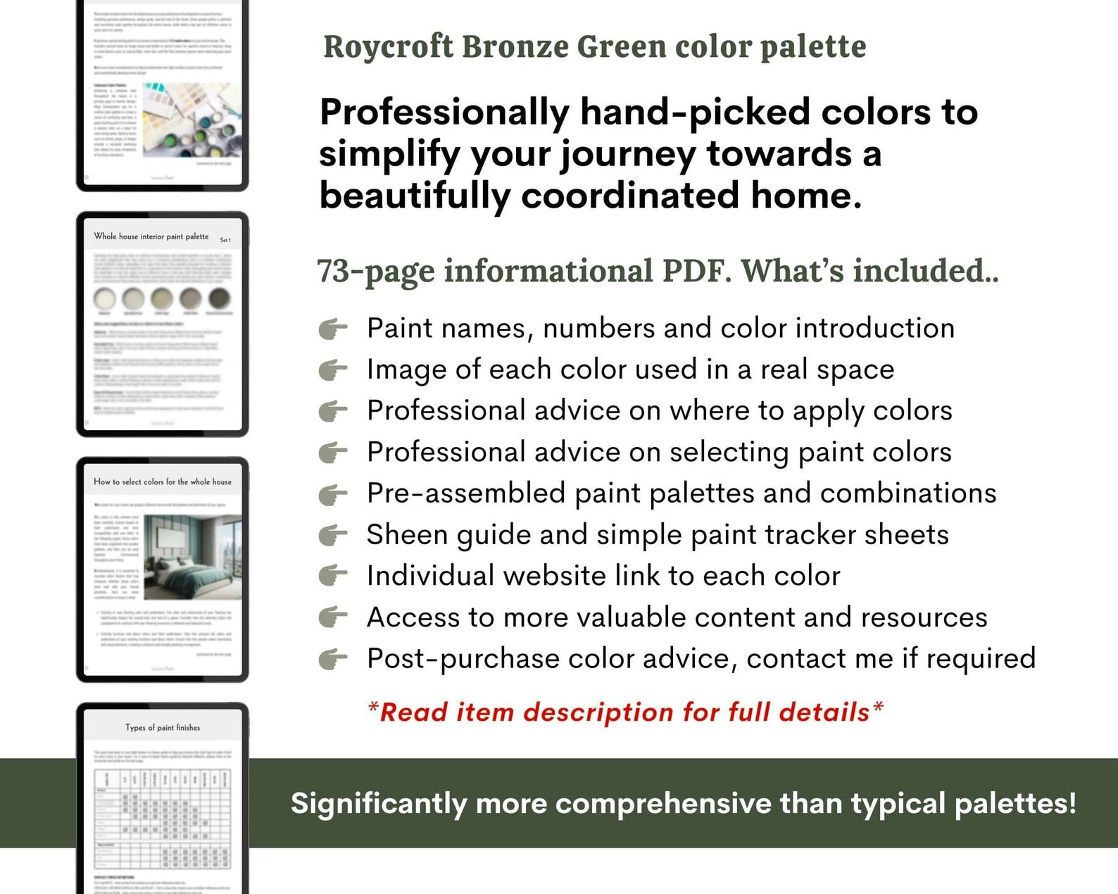 Roycroft Bronze Green Sherwin Williams Color Palette, 2024 Paint Colors ...
