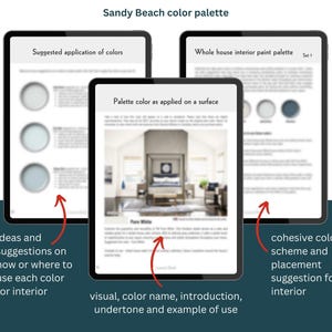 Sandy Beach House Color Palette: Sherwin Williams Calm Coastal Paint ...