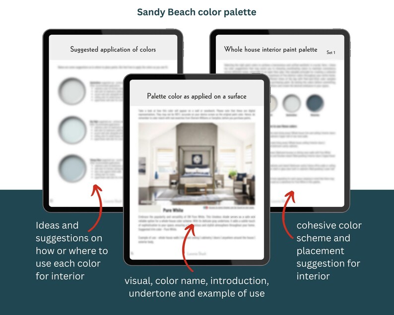 Sandy Beach House Color Palette: Sherwin Williams Calm Coastal Paint ...