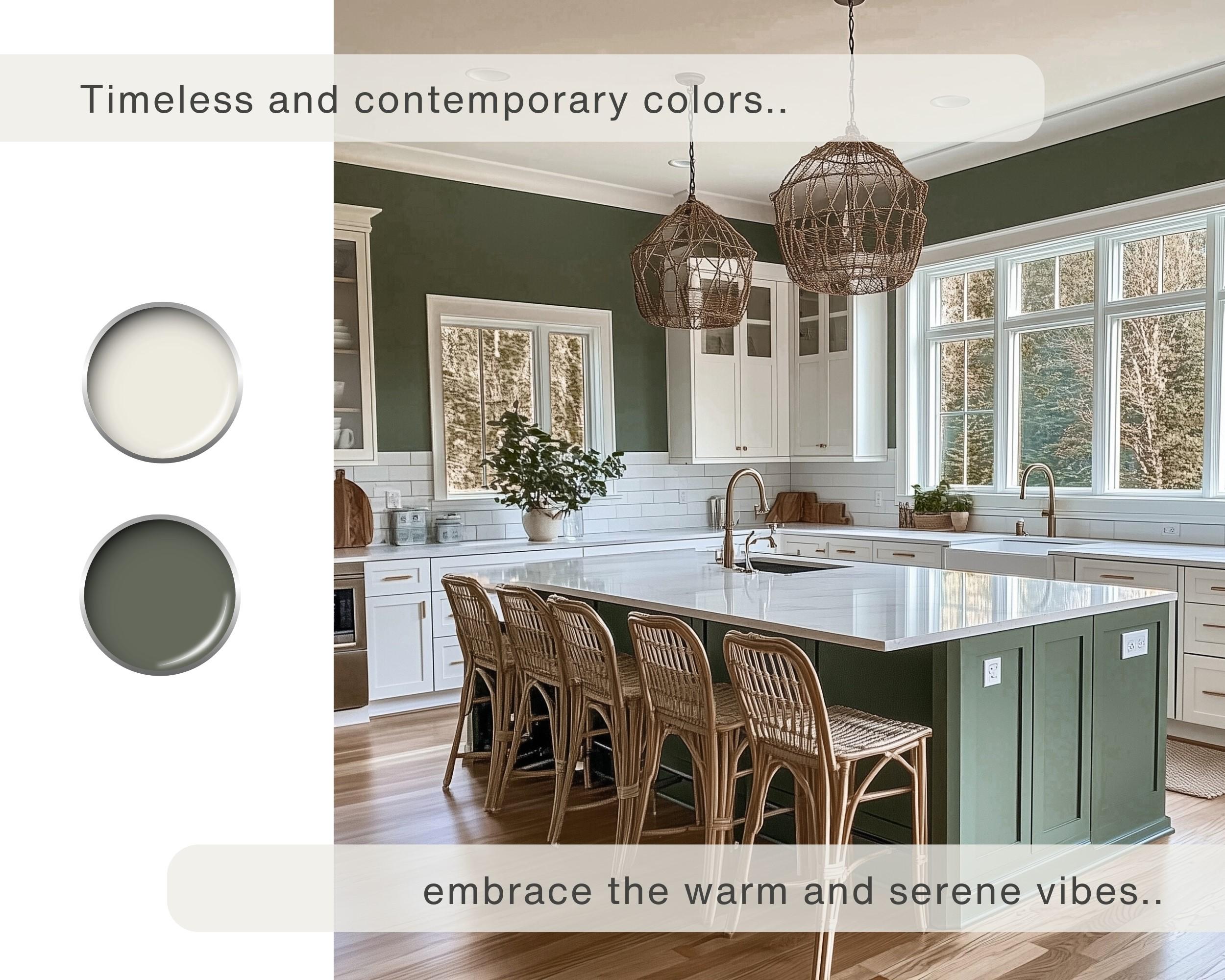 Sherwin Williams Moody English Cottage Color Palette: Whole House ...