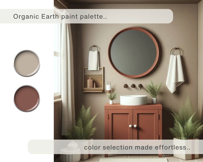 Organic Earth Color Palette: Sherwin Williams Paint Palette for Whole ...