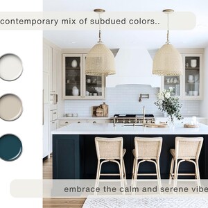 Sandy Beach House Color Palette: Sherwin Williams Calm Coastal Paint ...