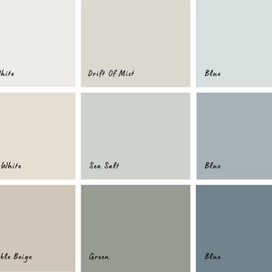 Calm Coastal Colors, Coastal Farmhouse Paint, Sherwin Williams Sea Salt ...