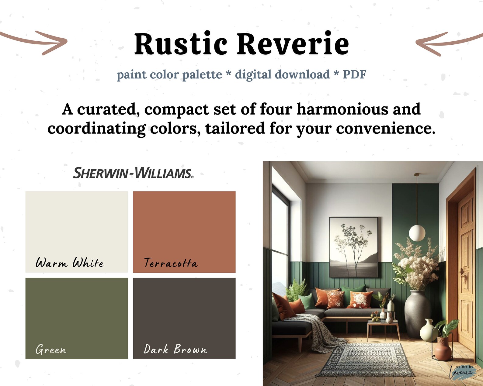 Sherwin Williams Color Palette, Home Color Palette, Paint Colors, Boho ...
