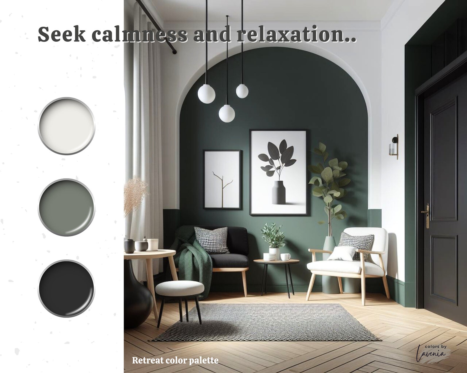 Sherwin Williams Retreat Color Palette, Whole House Paint Palette, 2024 ...