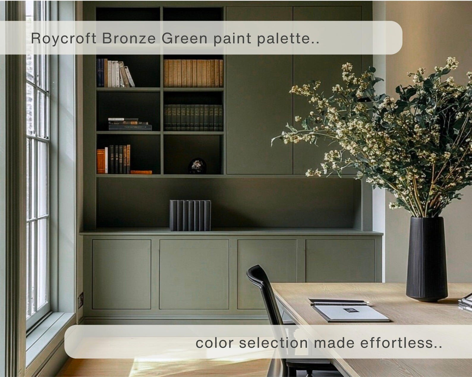 Roycroft Bronze Green Sherwin Williams Color Palette, 2024 Paint Colors ...