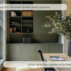 Roycroft Bronze Green Sherwin Williams Color Palette, 2024 Paint Colors ...