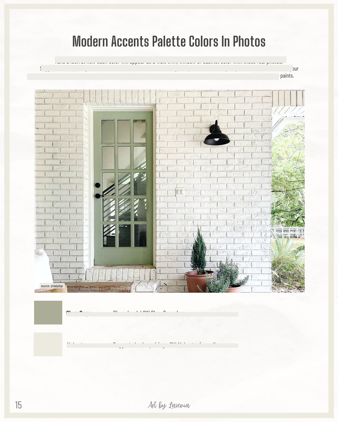 Sherwin Williams Modern Blue and Green Paint Color Palette - Etsy