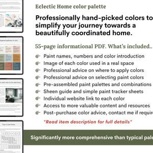 Eclectic Color Palette: Sherwin Williams Paint Colors for Eclectic, Mid ...