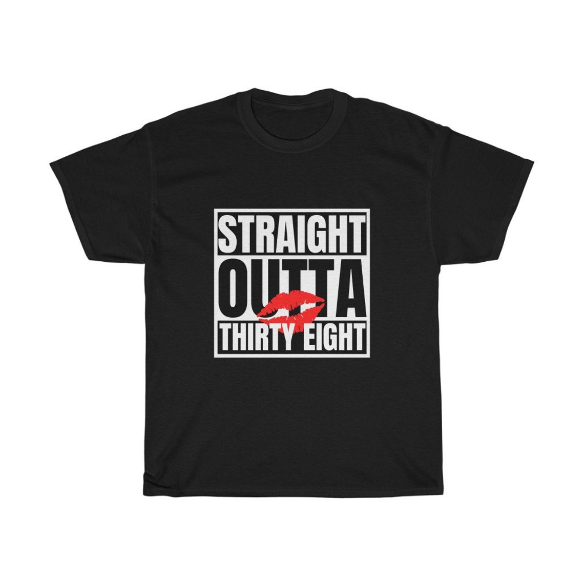 38th Birthday Shirt Straight Outta Thirty Eight Tshirt - Etsy