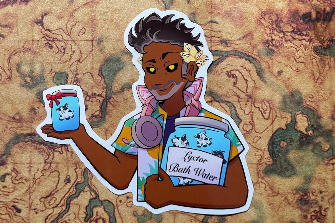 The Locked Tomb Sticker | John Gaius Lyctor Bath Water (nona the Ninth ...