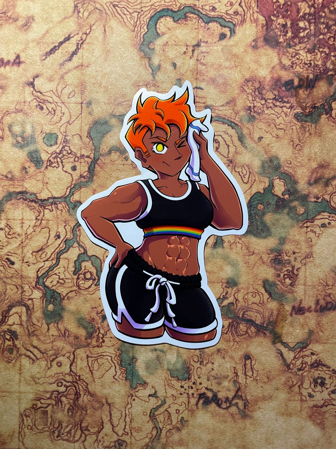 The Locked Tomb Sticker Post-workout Gideon gideon the Ninth Glossy ...