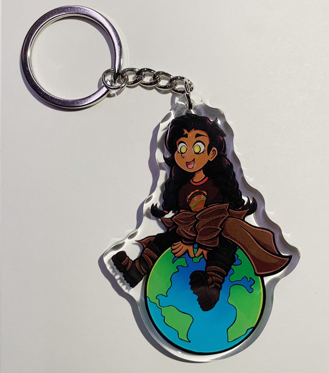 The Locked Tomb Keychain | Nona Earth (nona the Ninth) | Double Sided ...