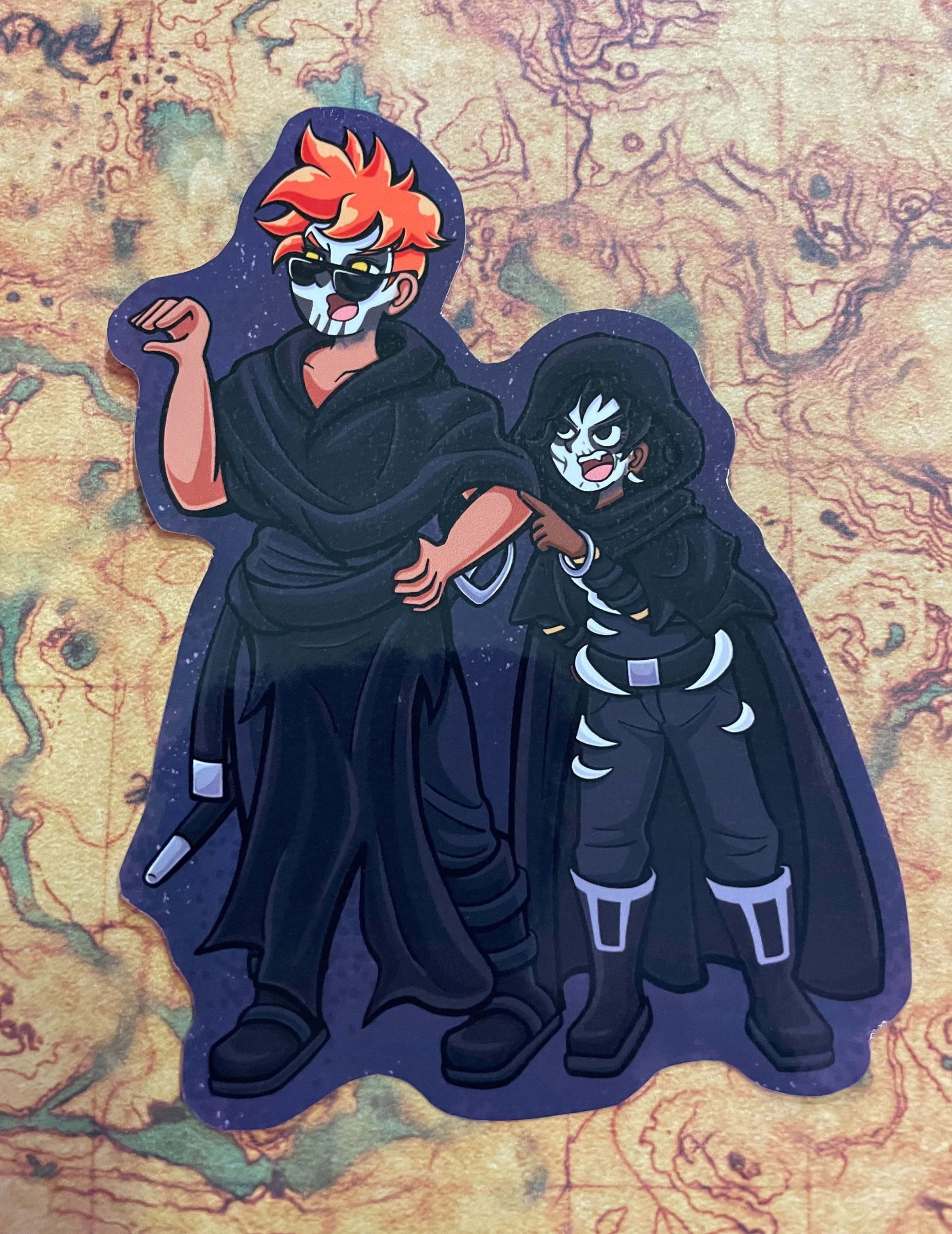 The Locked Tomb Sticker Gideon and Harrow gideon the Ninth - Etsy