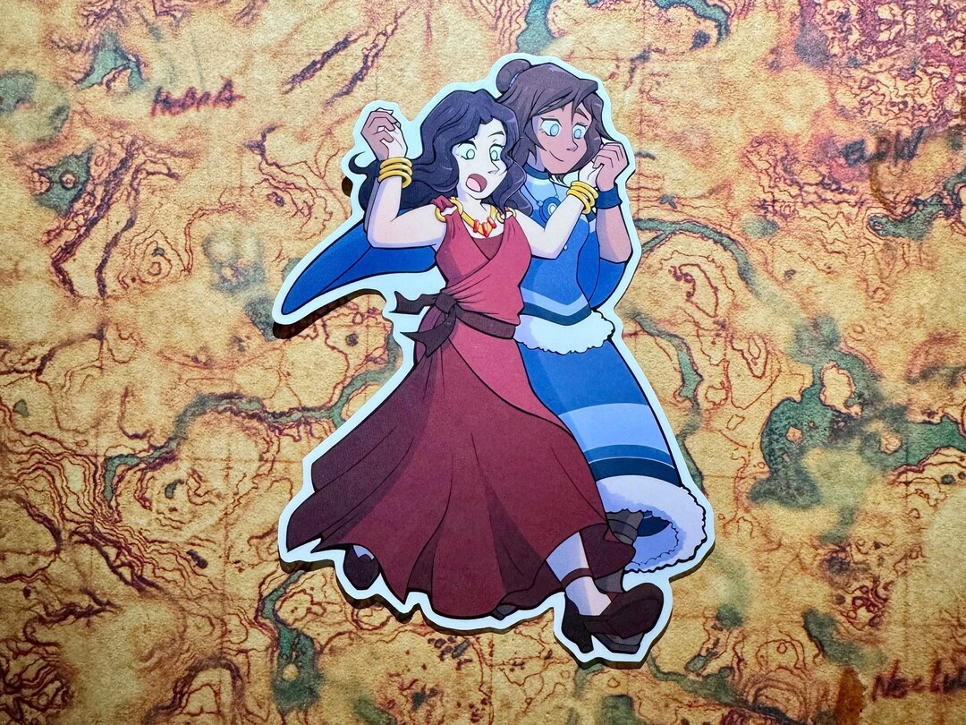 The Legend of Korra Sticker | Korrasami X Howls Moving Castle | Glossy ...