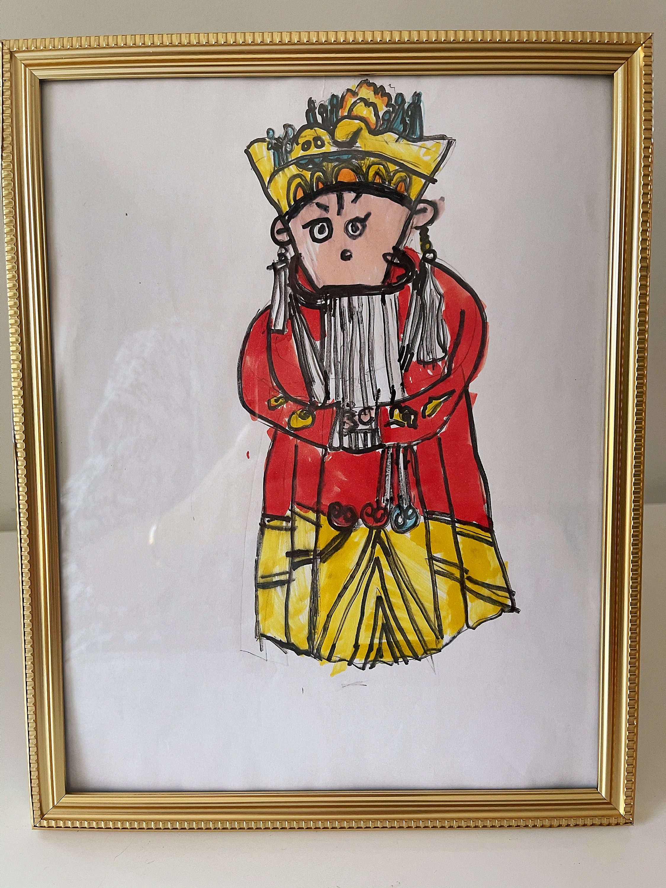 Peking Opera-hand Drawing Art Traditional Chinese Male Role - Etsy